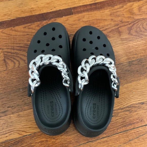 CROCS | Shoes | Crocs Classic Bae Clog With Chain | Poshmark